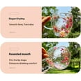 Double Glass Flower Tea Cup, Handcrafted, Elegant & Gift-Worthy, Flower ...