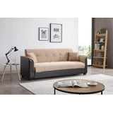 Champion Sofa Futon Bed, Tan - Walmart.com