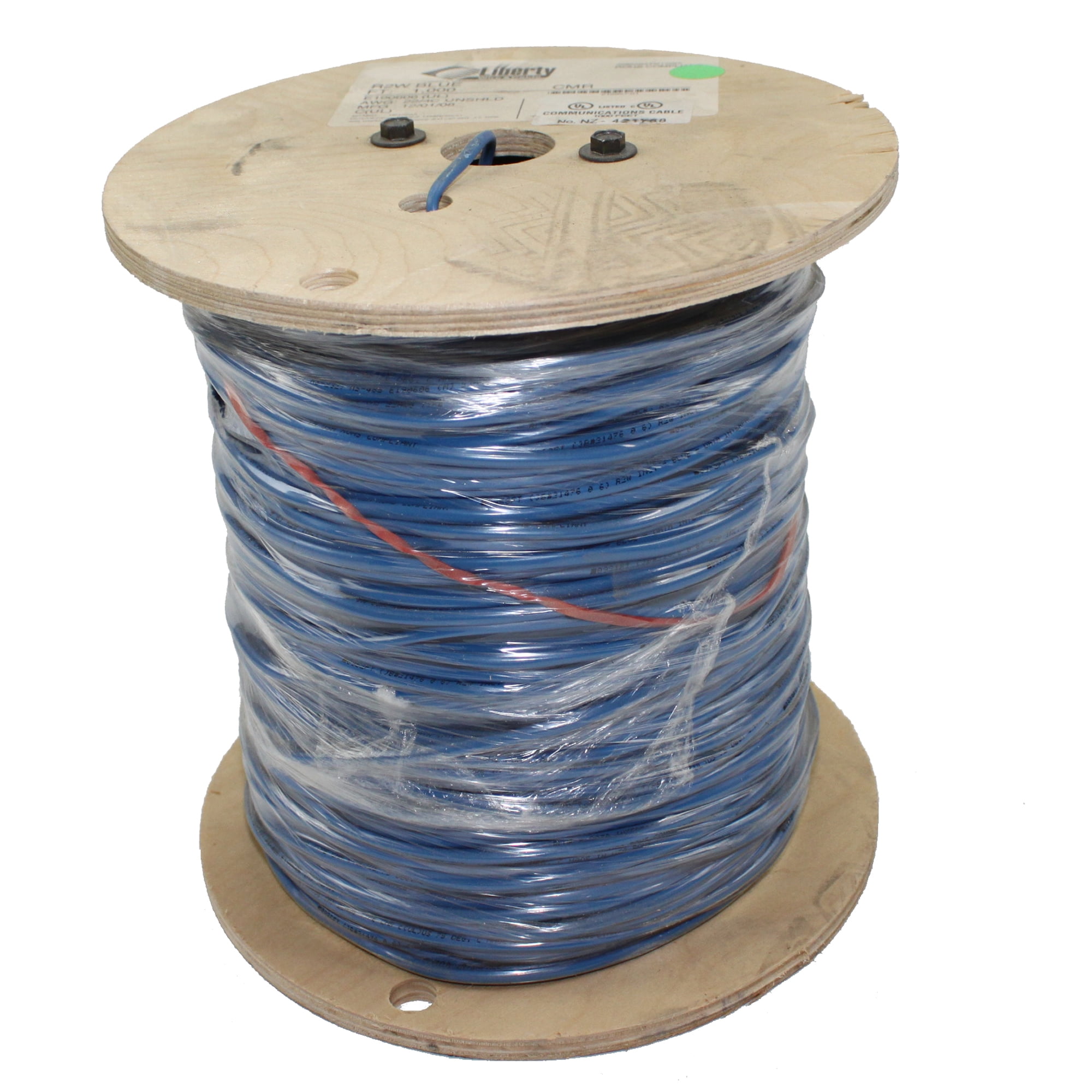 Liberty Wire & Cable 22-Awg 4-Conductor Control Cable, 22/4C, CM/CMR ...