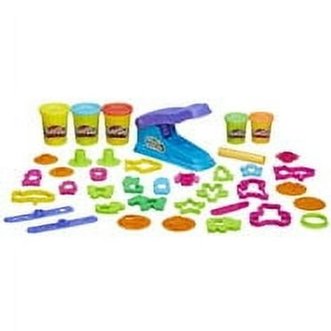 Play-Doh Fun Factory Mega Set with 5 Cans of Play-Doh & 40+ Tools ...