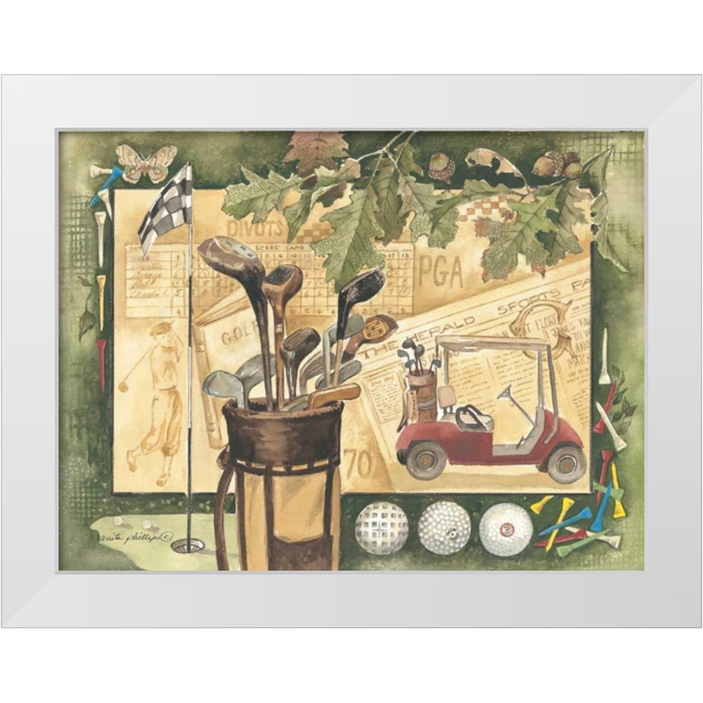 Phillips, Anita 18x15 White Modern Wood Framed Museum Art Print Titled ...