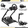 Marada Racing Wheel Stand with Shifter Mount Height Adjustable ...