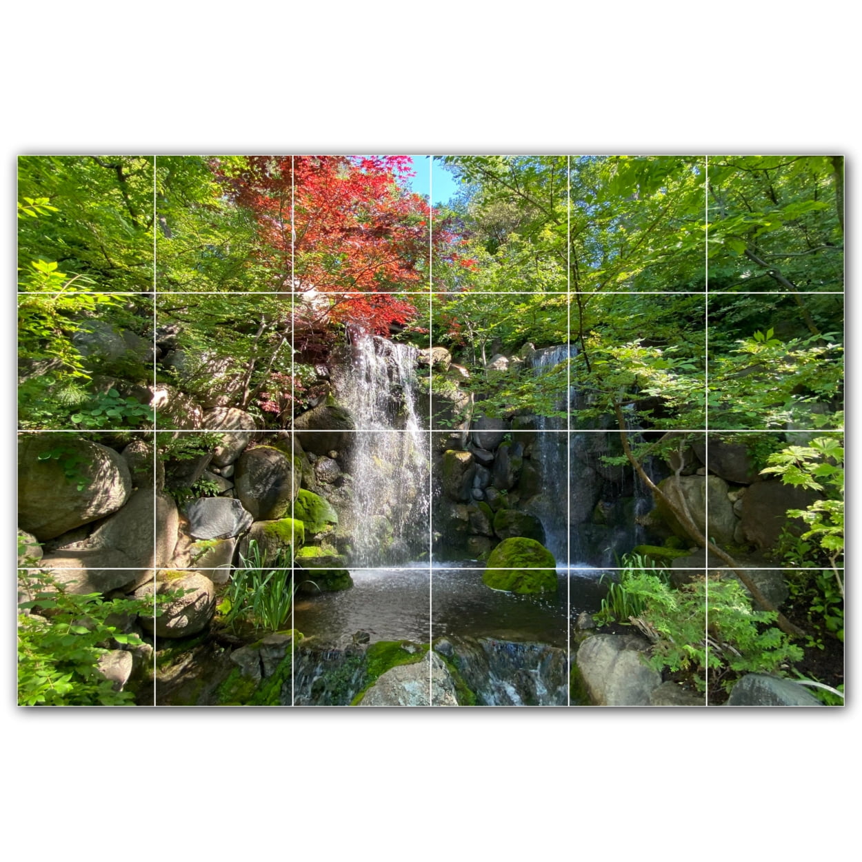 Picture-Tiles.com: Waterfalls Ceramic Tile Wall Mural WAL501138-64L. 48 ...
