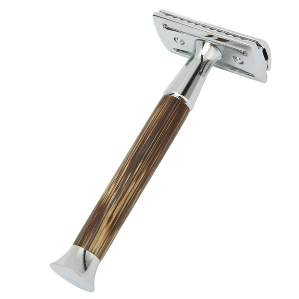 Double Edge Razor,Safety Shaver Professional Double Long Handled Safety ...