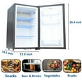 Mini Refrigerator RV Cooler Truck 12V Fridge Quiet Hotel Dorm 1.1/1.4/1 ...