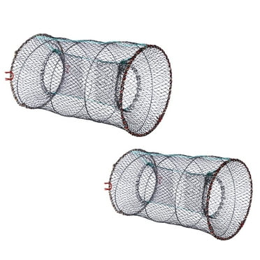 Frabill Fishing Black Minnow Trap, Rectangular 8"x 8"x 18" - Walmart.com