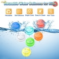 COCOBELA 21 Pack Reusable & Refillable Small Water Balloons for Kids ...