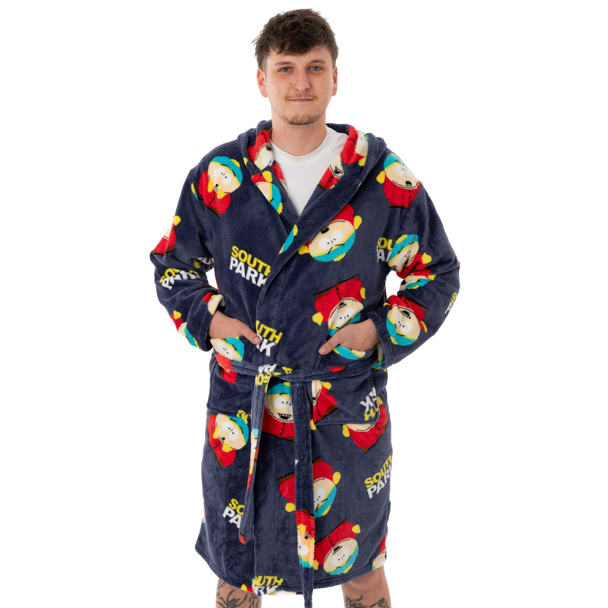 Click here for South Park Mens Blue Hooded Bathrobe prices