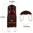 G9 Heat Lamp Bulbs for Reptile,Night Red, Mini Halogen Bulb 50W ...