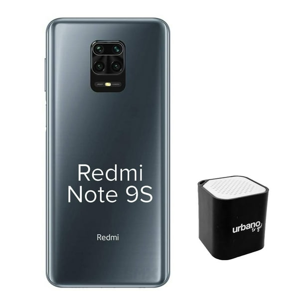 Smartphone Xiaomi Redmi Note 9s 64GB 4GB Dual Sim más Mini Bocina Urbano To Go - Gris | Walmart ...
