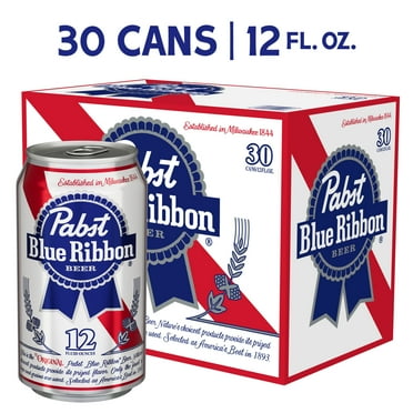 Pabst Light Beer, 30 Pack, 12 fl oz Aluminum Cans, 4.7% ABV, Domestic ...