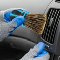 QAZbgdl Car Cleaning Brush | Round Head Wheel Hub Brush with Soft Boar ...