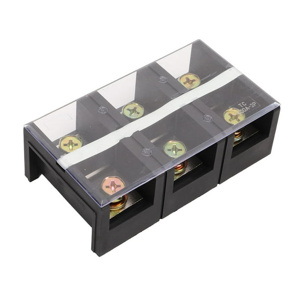 Locking Terminal Strip Easy Wiring Heat Resistant 400a 600v Barrier Terminal Strip Block High