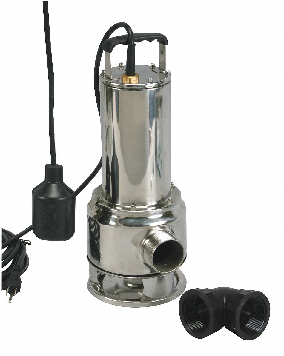 Dayton 1/2 HP Effluent Pump,Tether Float 2JGA3 - Walmart.com