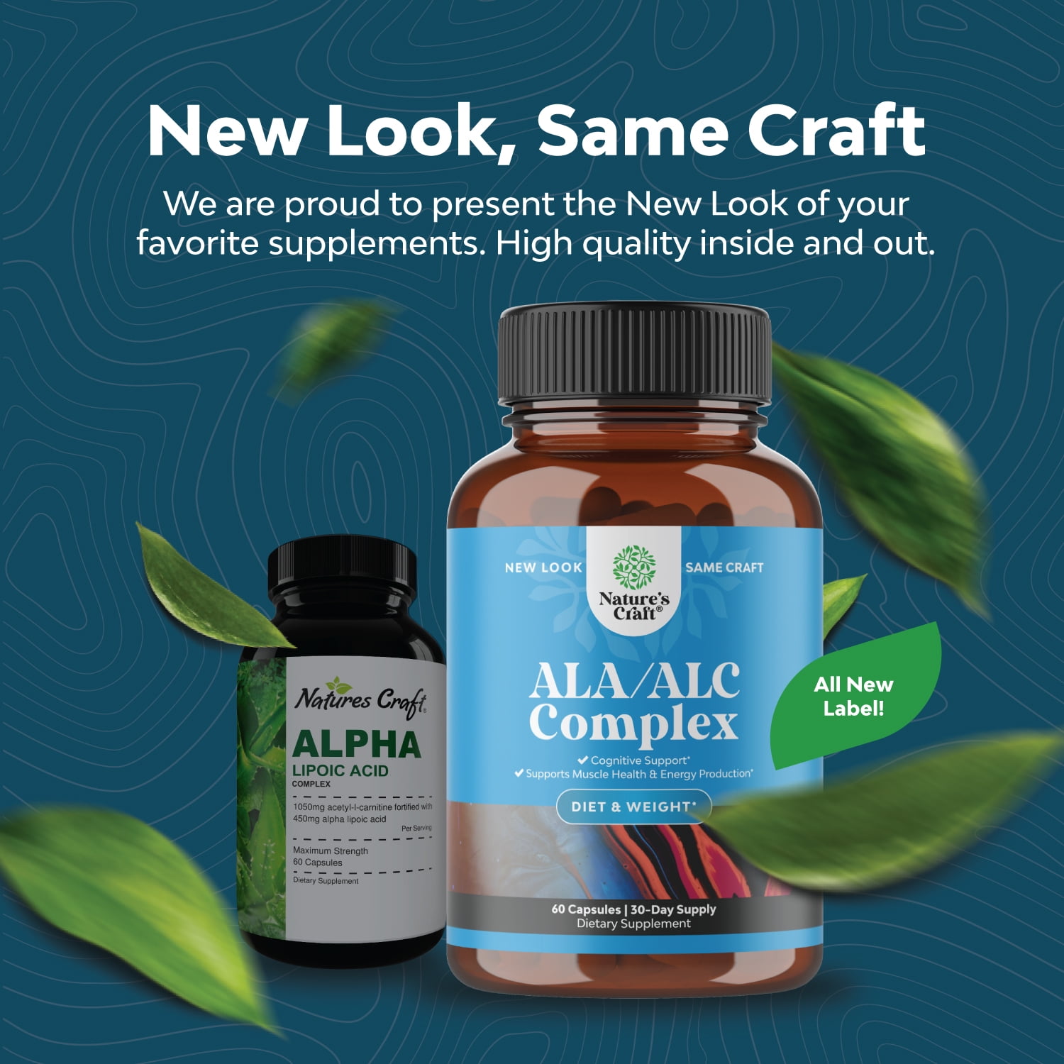 Acetyl L-Carnitine / Alpha Lipoic Acid - Nature's Craft ALA / ALC Amino ...