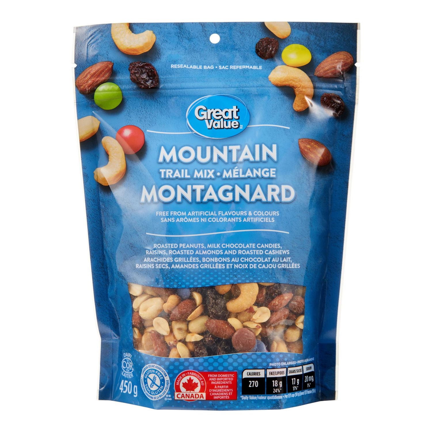 Click here for Great Value Mountain Trail Mix 450 G prices