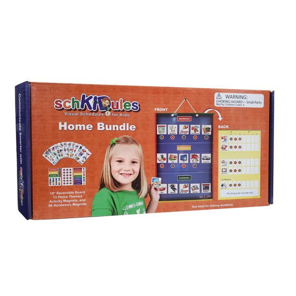 SchKIDules Visual Schedule Home Bundle - Learning Toys for Kids ...