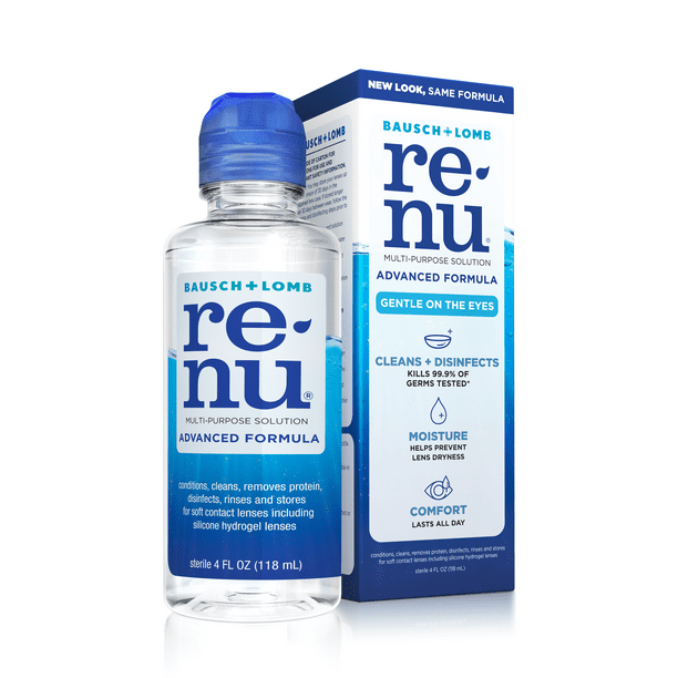 Renu Contact Lens Solution, Advanced Formula Triple Disinfectant ...