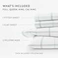 100% Cotton Flannel Bed Sheets Set for Cal King Size Bedding in ...