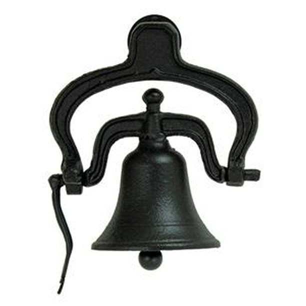 Vintage Style Wall Mount Small Cast Iron Dinner Farm Bell - Walmart.com