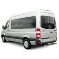APS Rear Step Bar 5in Silver Compatible with Dodge Sprinter 2007-2009 ...