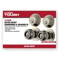 Hyper Tough Ball Combo Twin Pack Antique Brass (2 Entry Doorknobs + 2 ...