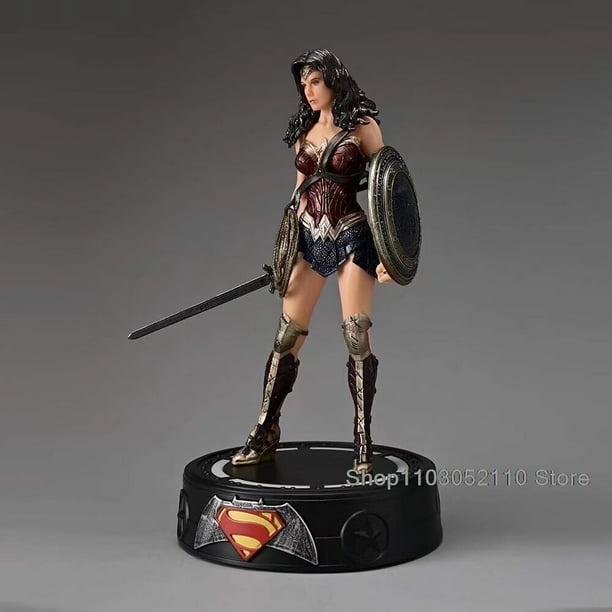 Figura LED de la Liga de la Justicia Batman Wonder Women Superman, modelo de juguete, figura de ...