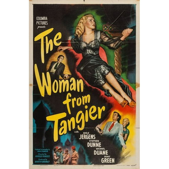 Woman From Tangier Movie Poster 24inch x 36inch Poster 24x36 Multi ...