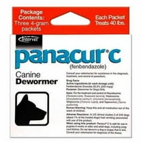 Panacur C Adult Puppy Wormer Medication, Canine Dewormer for Dogs, 3 ...