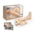 Guidecraft Guidecraft Unit Block Marble Run - 40 pc. set: Rubberwood ...