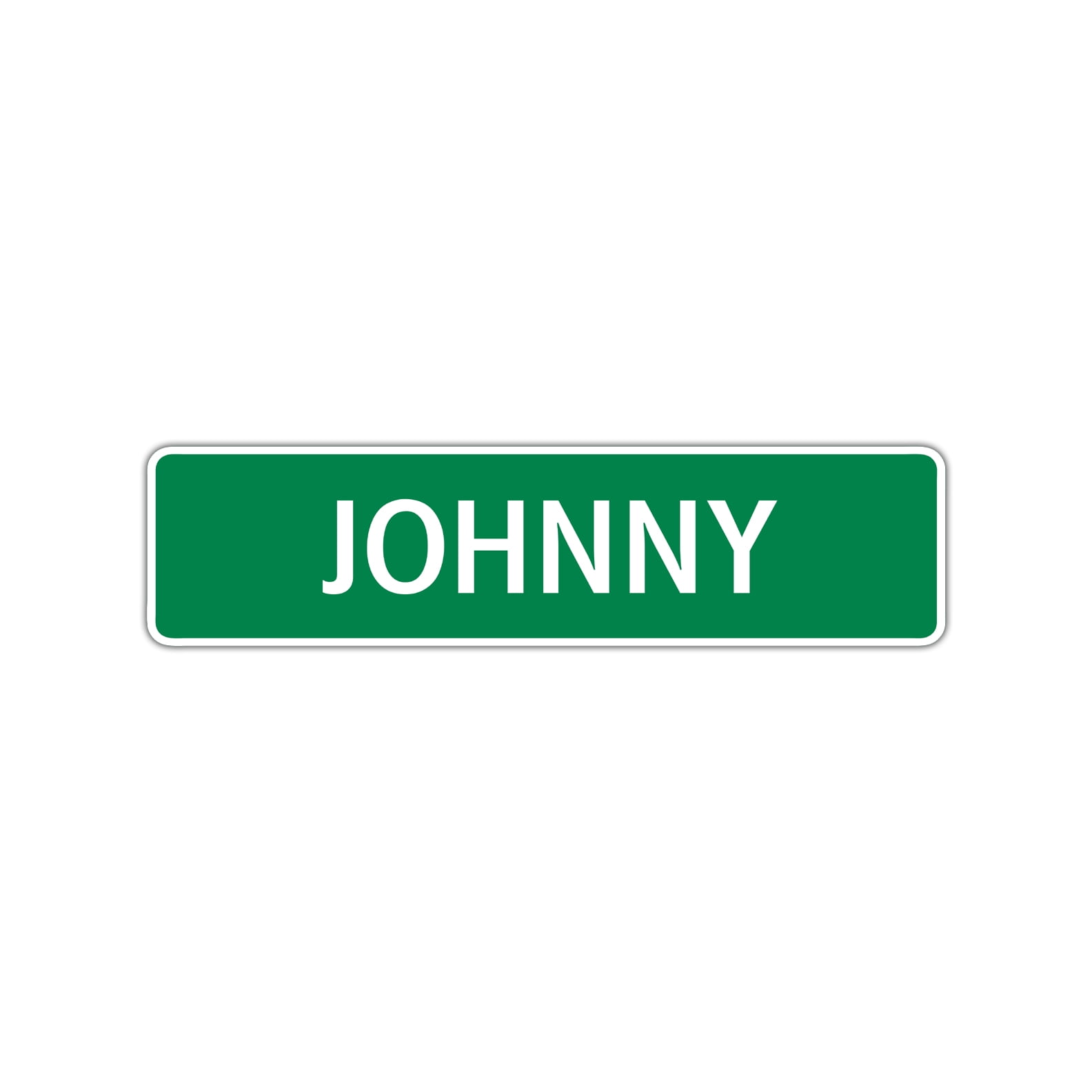 Johnny Boys Children Name Letter Printed Label Indoor Outdoor Wall ...