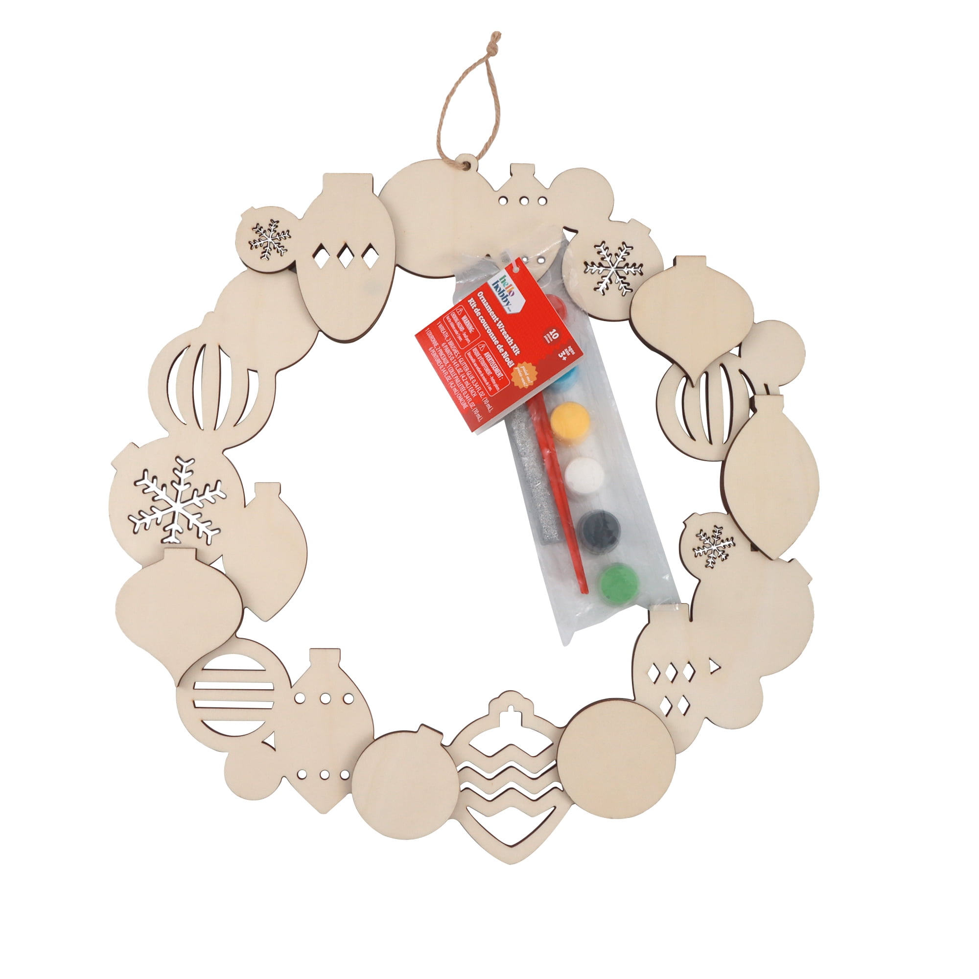 Click here for Hello Hobby Diy Ornament Wreath Kit 15 prices