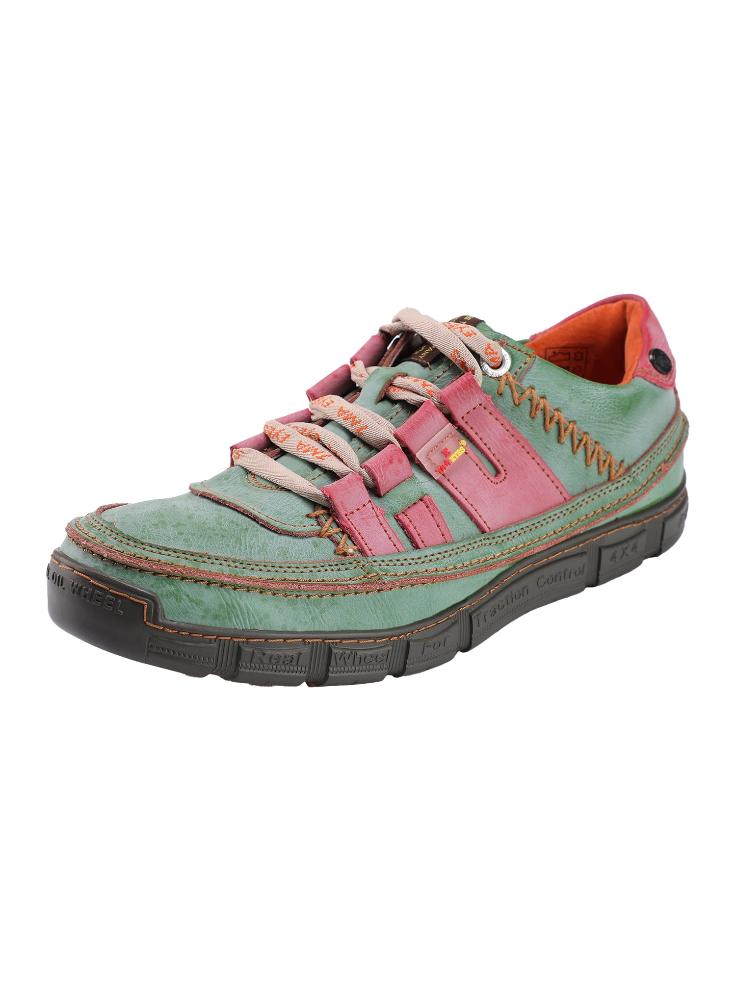 TMA EYES Hand Stitching Leather Men's Sneaker - Walmart.com