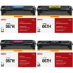 4PK 067 High-Quality Toner Cartridge (with Chip) - for Canon 067 - Fits ...
