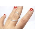 LD DESIGNS- Swan Neck Splint Ring Adjustable Hammered Silver Therapy ...