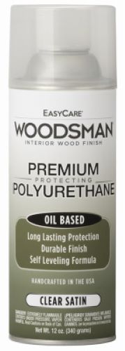 Woodsman PV39-AER 12 oz Can of Fast Dry Oil Based Clear Satin ...