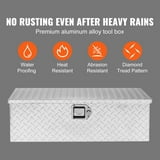 BENTISM Heavy Duty Aluminum Truck Tool Box for Pick Up Truck Bed, 30 ...