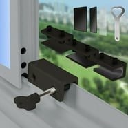 Aluminum, White Finish, Sliding Window Security Lock (4-pack) - Walmart.com