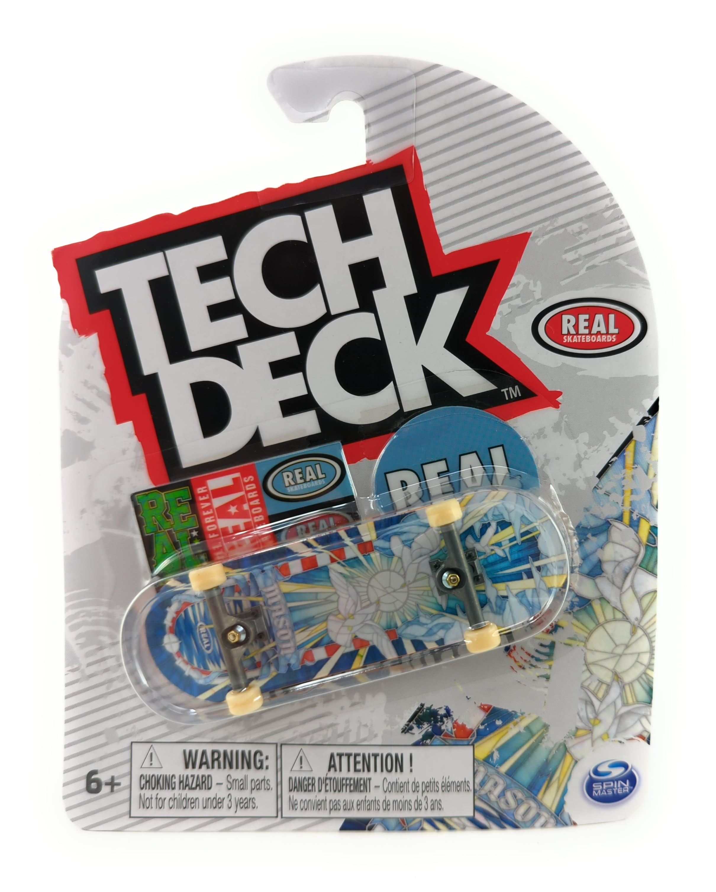 Tech Deck Real Skateboards Mason Silva Cathedral Stained Glass Seagulls ...