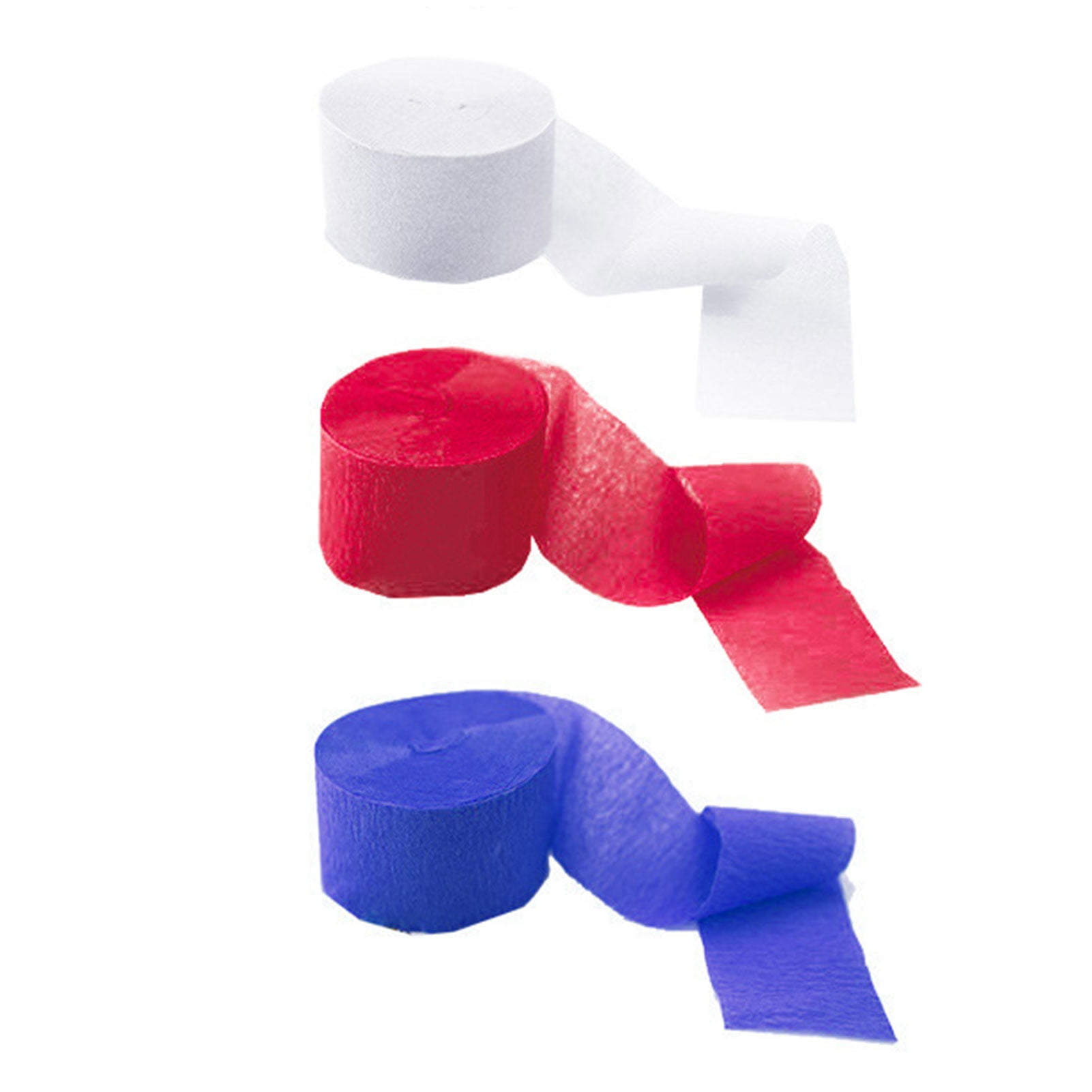 Farfi 3 Roll Crepe Paper Cuttable Crepe Paper Streamers Backdrop Decor ...