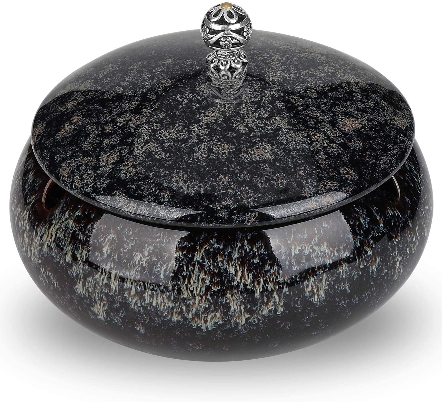 Ashtrays for Cigarettes Windproof Outdoor Ash Tray with Lid Cigarette ...