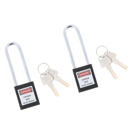 2 Pcs Lockout Padlock Lock Keyed Different, Key Retaining, Safe ...