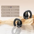 Bone Conduction Wireless Earphones, Clip-on with 48H Playback, Charging ...