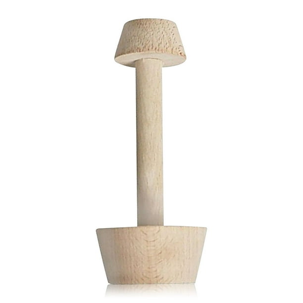 fastboy Wood Egg Shell Tamper Double Side Pastry Pusher Mini Pie Crust ...