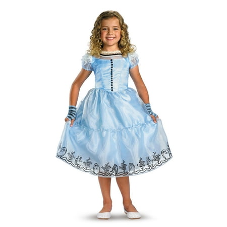 Alice Blue Dress Chd Dlx 4-6X - Walmart.com