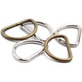 60 Pieces 3 Colors，1inch Metal D Ring Semi-Circular D Ring for Hardware ...