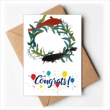 Quoting Word Fish Image Sea Wedding Cards Congratulations Greeting ...