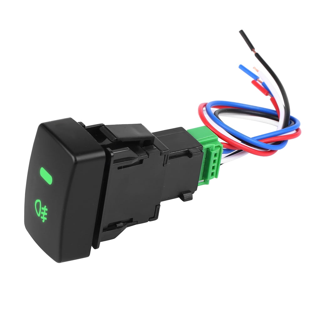 Click here for Domqga 5 Pin Black Plastic Car Push Button Fog Lig... prices