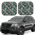 Picia Rose Flowers 2 Piece Car Windshield Sun Shade Foldable | Foldable ...