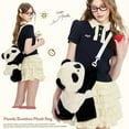 Eespoir Fashion Panda Plush Bag, Cute Animal Theme Tote Bag, Soft ...